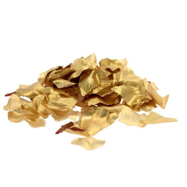 Gold Artificial Petals | UK Flower Girl Boutique